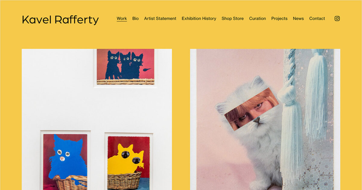 Kavel Rafferty Artistに興味のある方へお勧めのWebデザイン｜Good Web Design