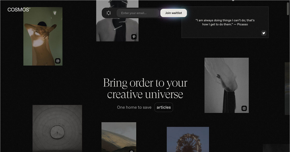 Welcome to Cosmosに興味のある方へお勧めのWebデザイン｜Good Web Design